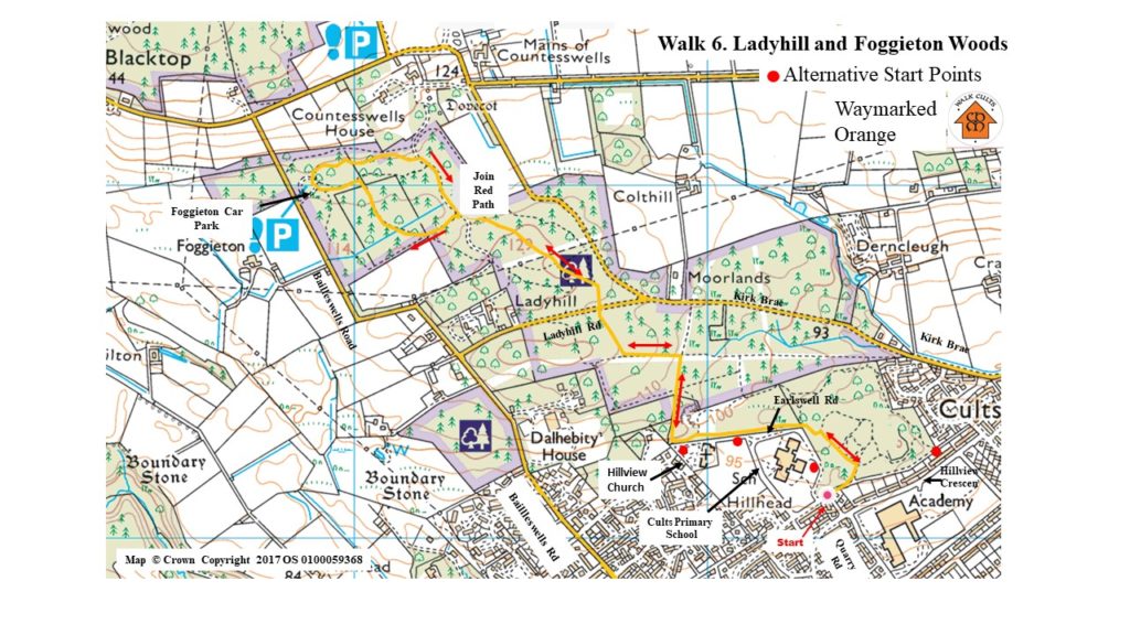 Walk 6. Lady Hill and Foggieton Woods – Cults, Bieldside & Milltimber ...