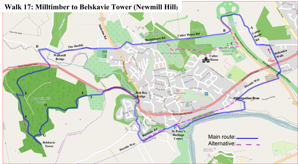 Walk 17. Milltimber to Belskavie Tower (Newmill Hill) – Cults ...
